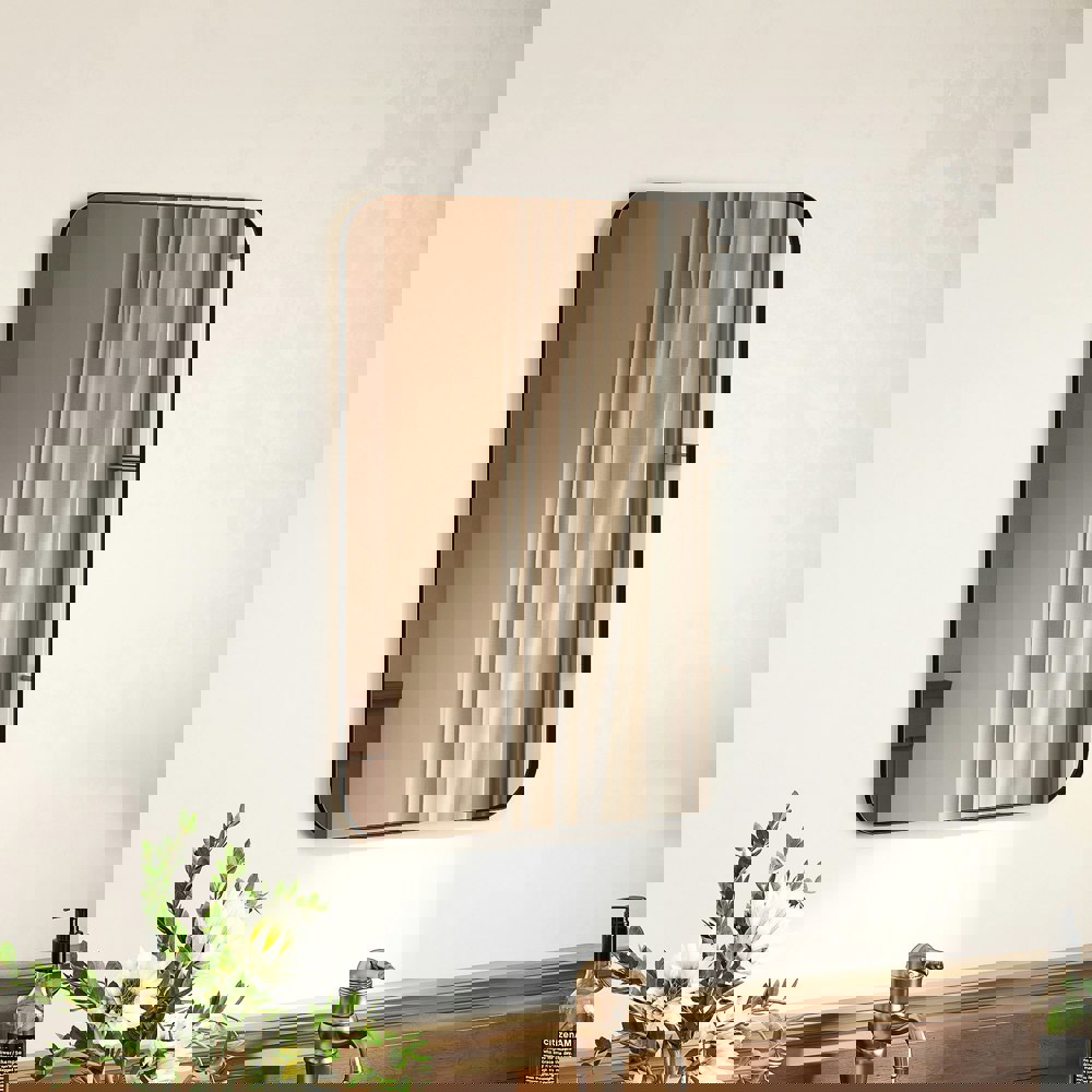 HOMCOM 70cm Rectangle Mirror, Wall Mirror for | Rackhams