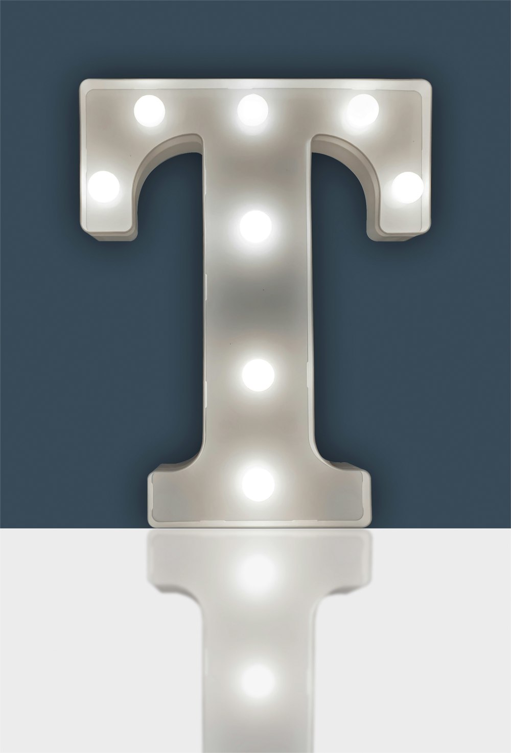 St Helens Battery Operated 3D LED Letter T Light | Rackhams