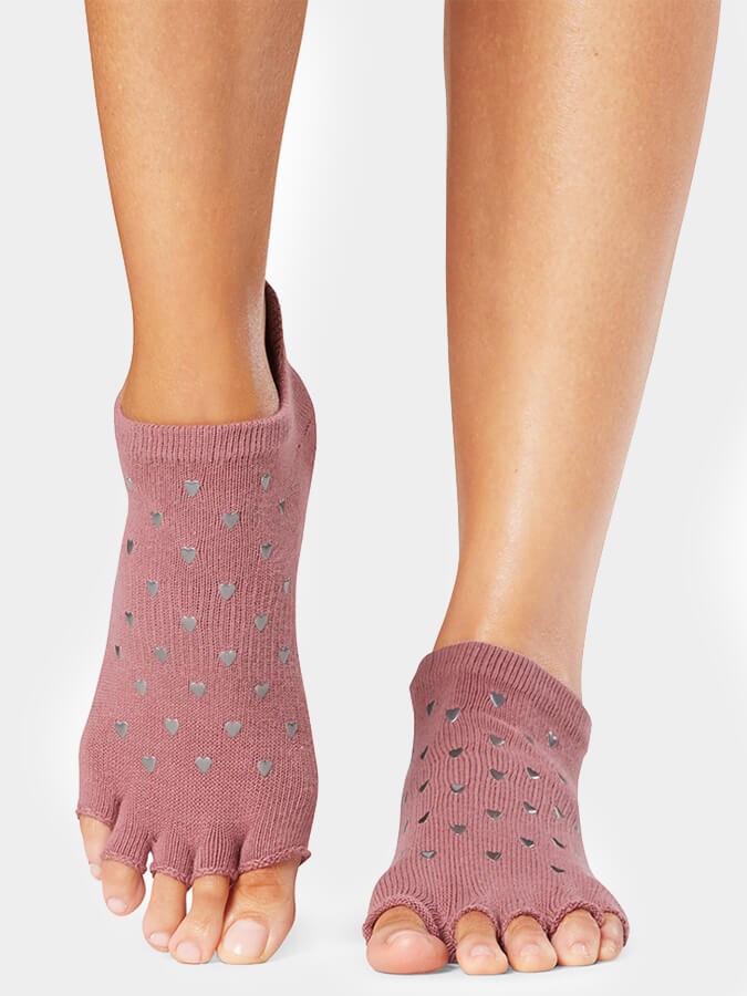 ToeSox Low Rise Half Toe Women's Yoga Grip Socks | Rackhams