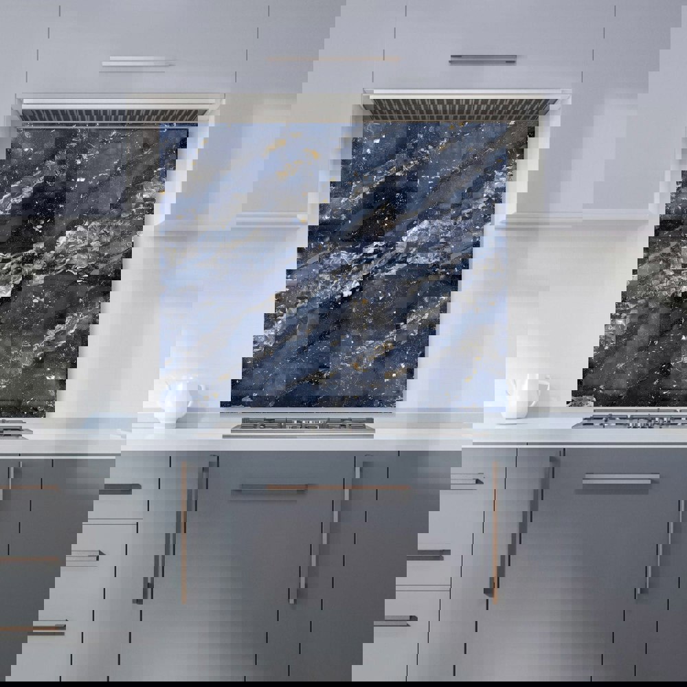 Warren Reed - Designer Deep Ocean Blue Quartz Effect | Rackhams