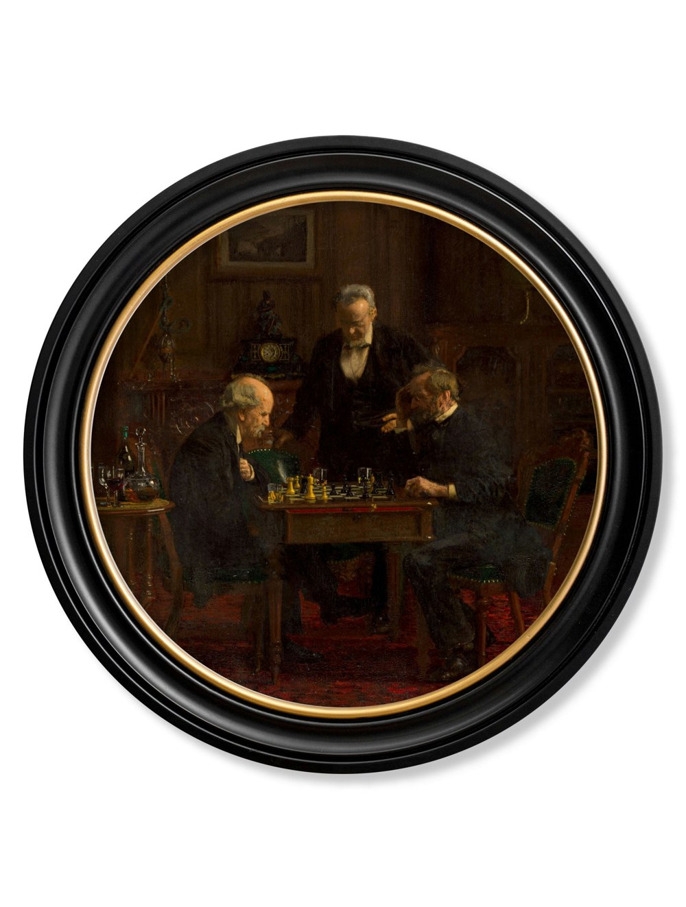 Exceptional Art c.1876 The Chess Players - Thomas | Rackhams