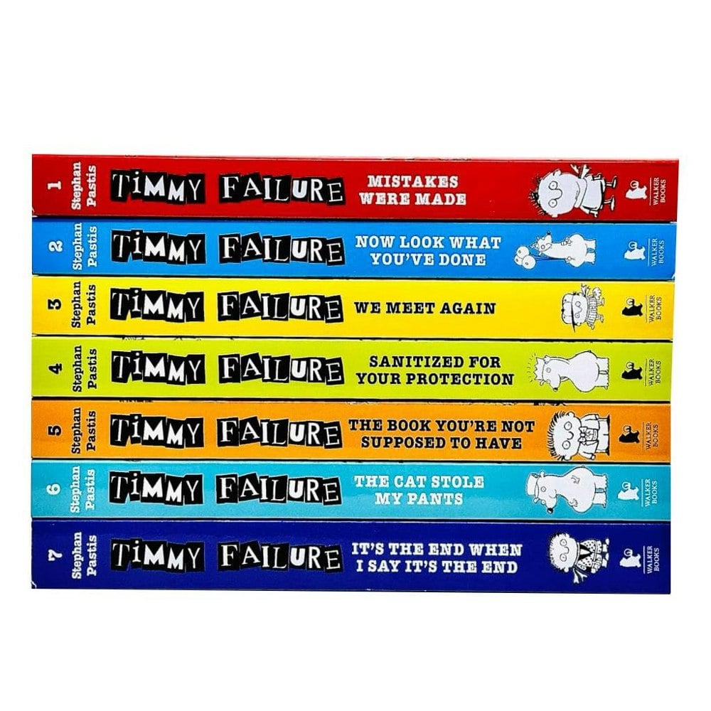 Timmy Failure Series Stephan Pastis Collection 7 Books | Rackhams