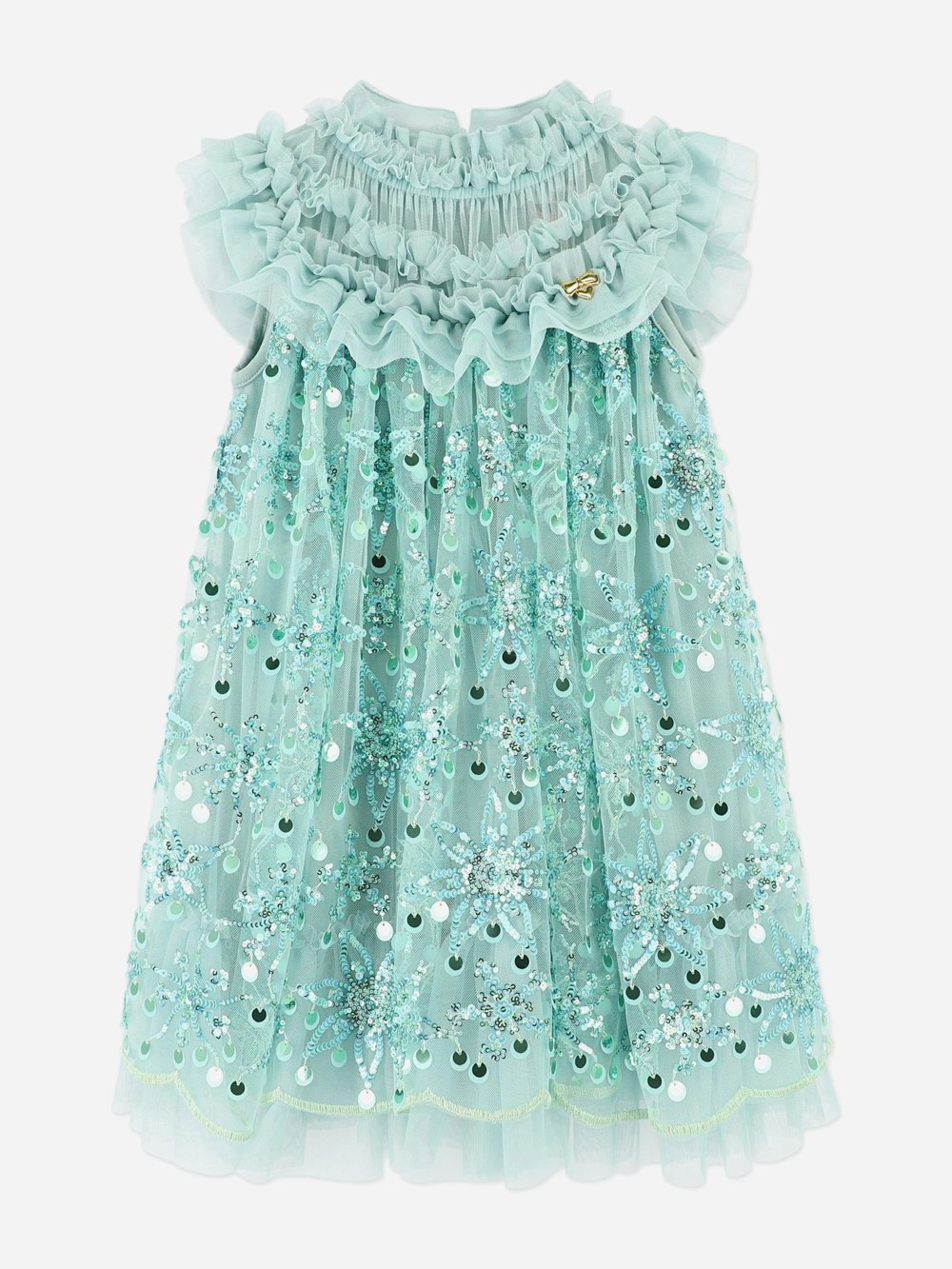 Angels Face Girls Dominique Flower Sequin Dress in | Rackhams