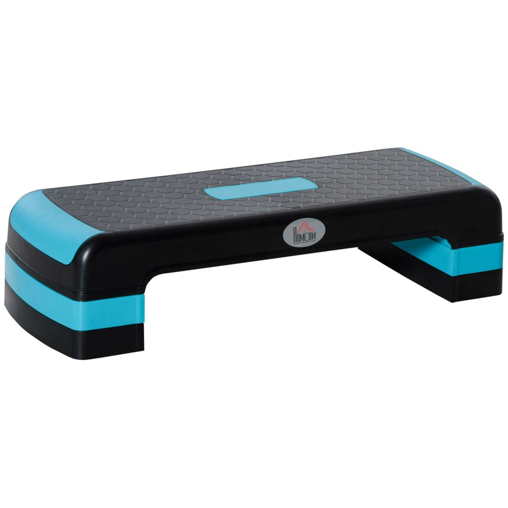 HOMCOM Aerobic Step Three-Level Adjustable Exercise | Rackhams
