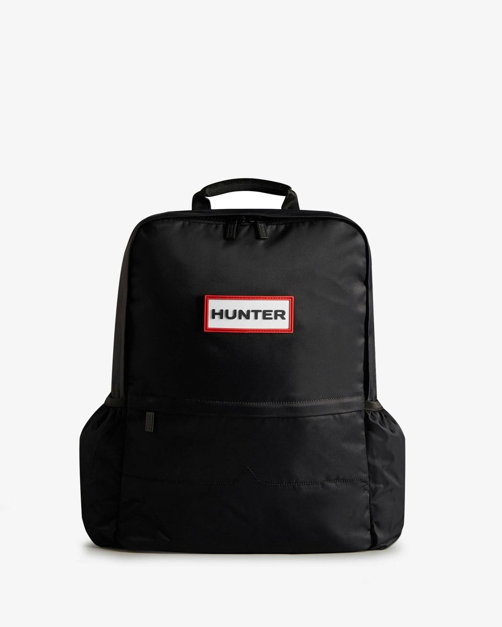 Hunter Nylon Large Backpack - Black | Rackhams