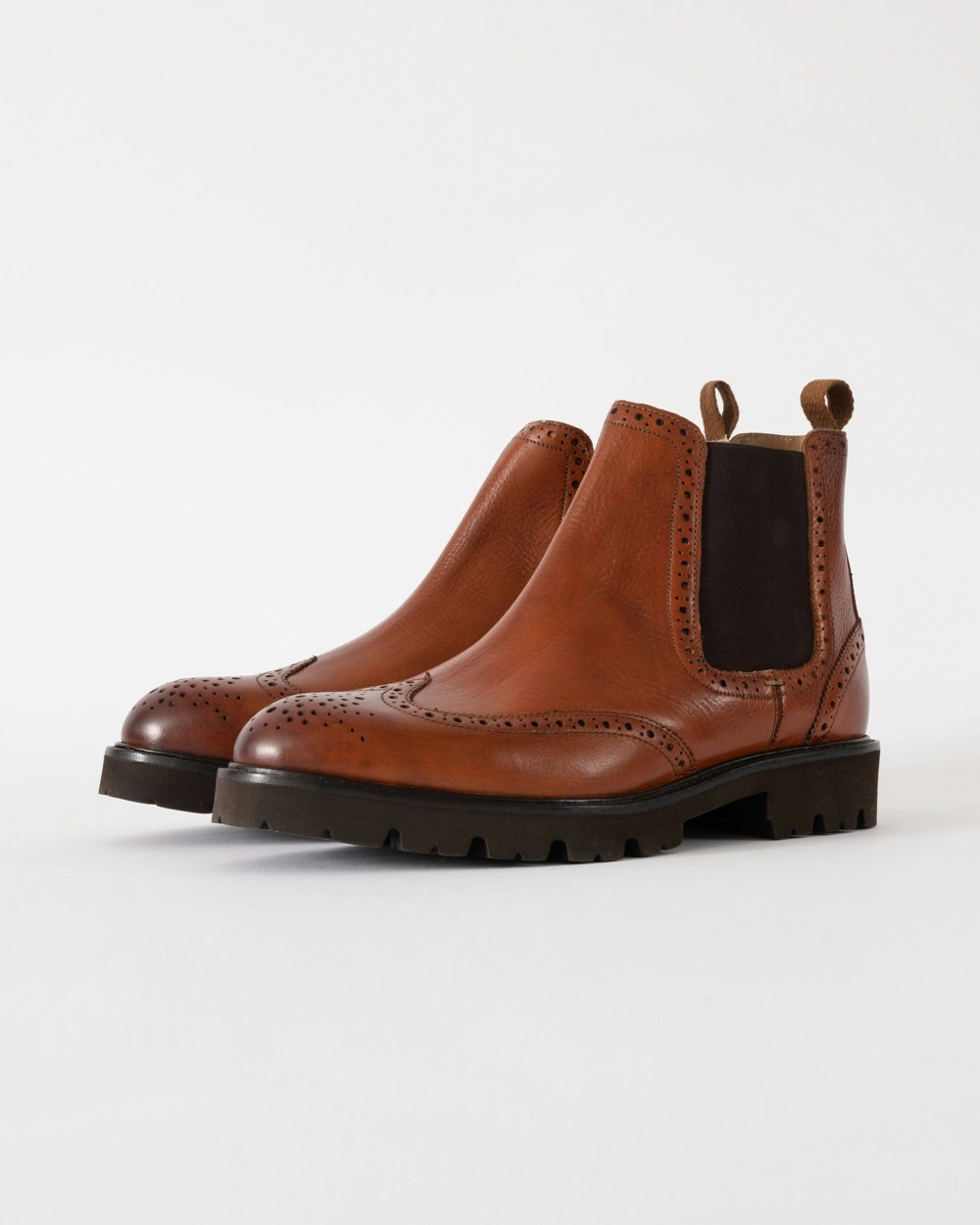 Oliver Sweeney Harby Mens Milled Leather Chelsea Boots | Rackhams