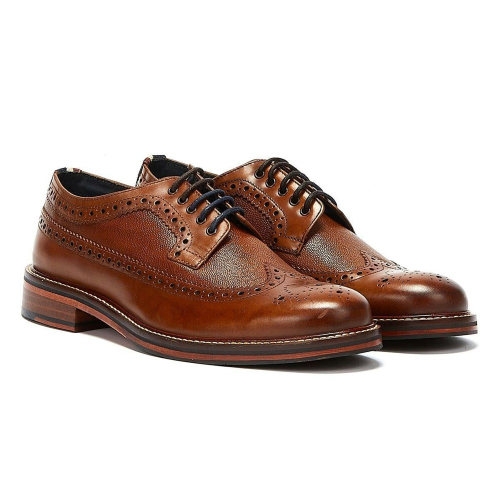 Ben Sherman - BS12502 Mens ARCHIE Brogue Shoes- Tan | Rackhams