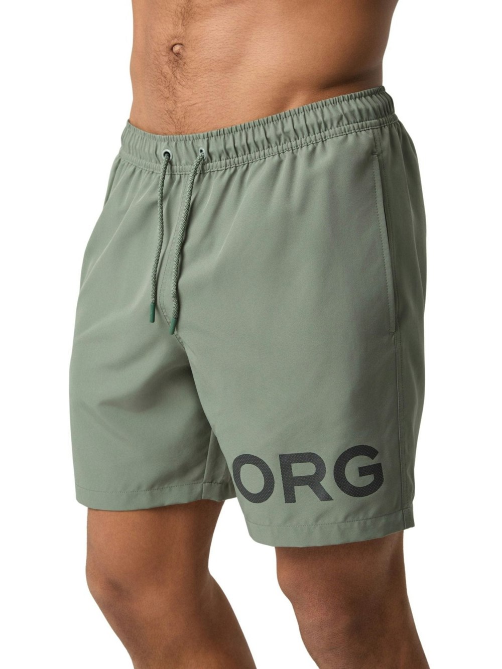 Bjorn Borg Borg Logo Swim Shorts, Agave Green | Rackhams