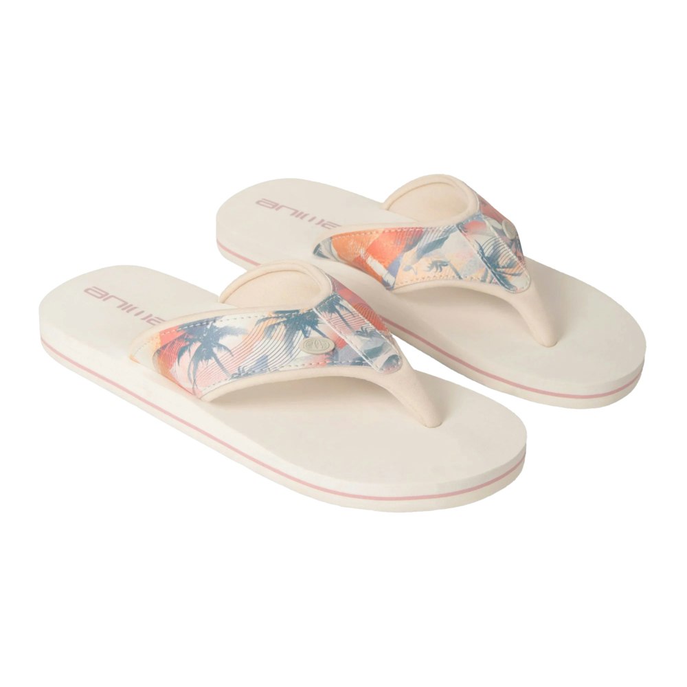 Animal Womens Swish Palm Tree Recycled Flip Flops - | Rackhams