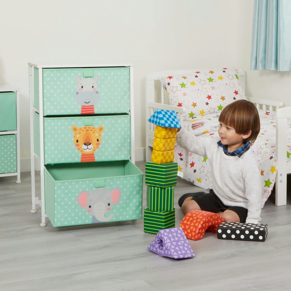 Liberty House Toys Jungle 3 Drawer Kids Storage Chest | Rackhams