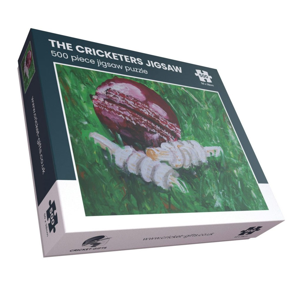 CRICKET-GIFTS - 500 Piece Jigsaw Puzzle | Cricket Ball | Rackhams