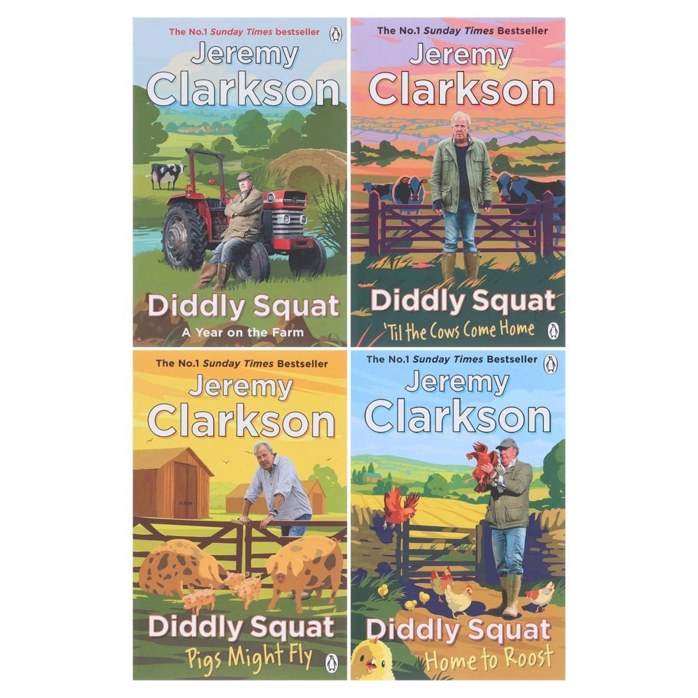 Diddly Squat Series By Jeremy Clarkson: 4 Books Set | Rackhams