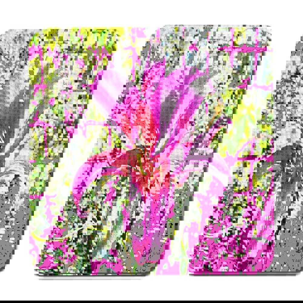 Benjamin Tate Design Pink flower (Coaster) | Rackhams