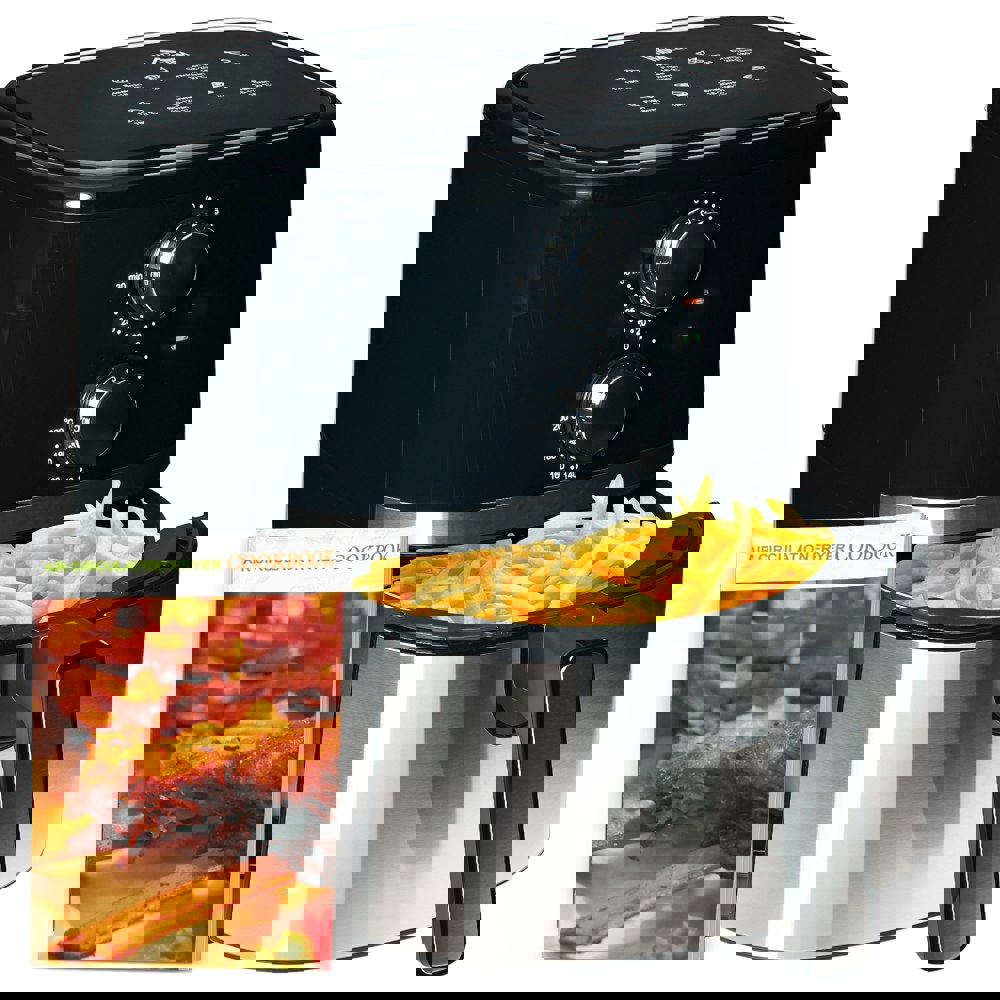 HOMCOM Air Fryer 1500W 4.5L Air Fryers Oven with Timer | Rackhams