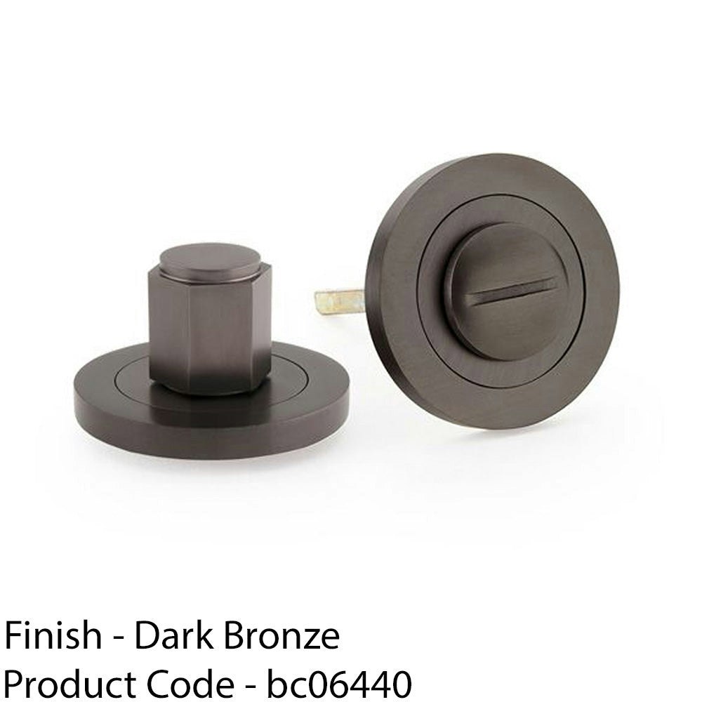 Loops Industrial Hex Thumbturn & Release Lock - Dark | Rackhams