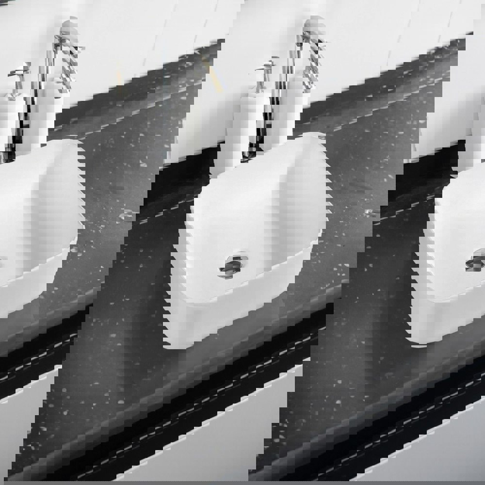 Limoge 7839 Ceramic Vert Square Countertop Basin | Rackhams