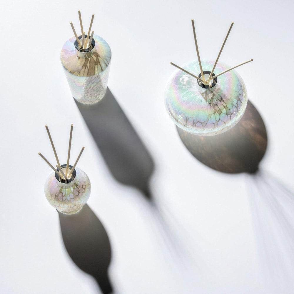 Sienna Glass Reed Diffuser - White - Classic | Rackhams