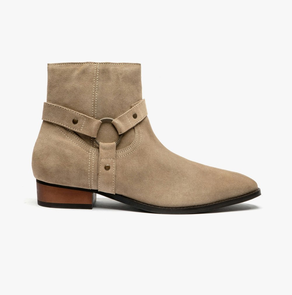 Club Cubano RAUL Mens Boots Sand | Rackhams