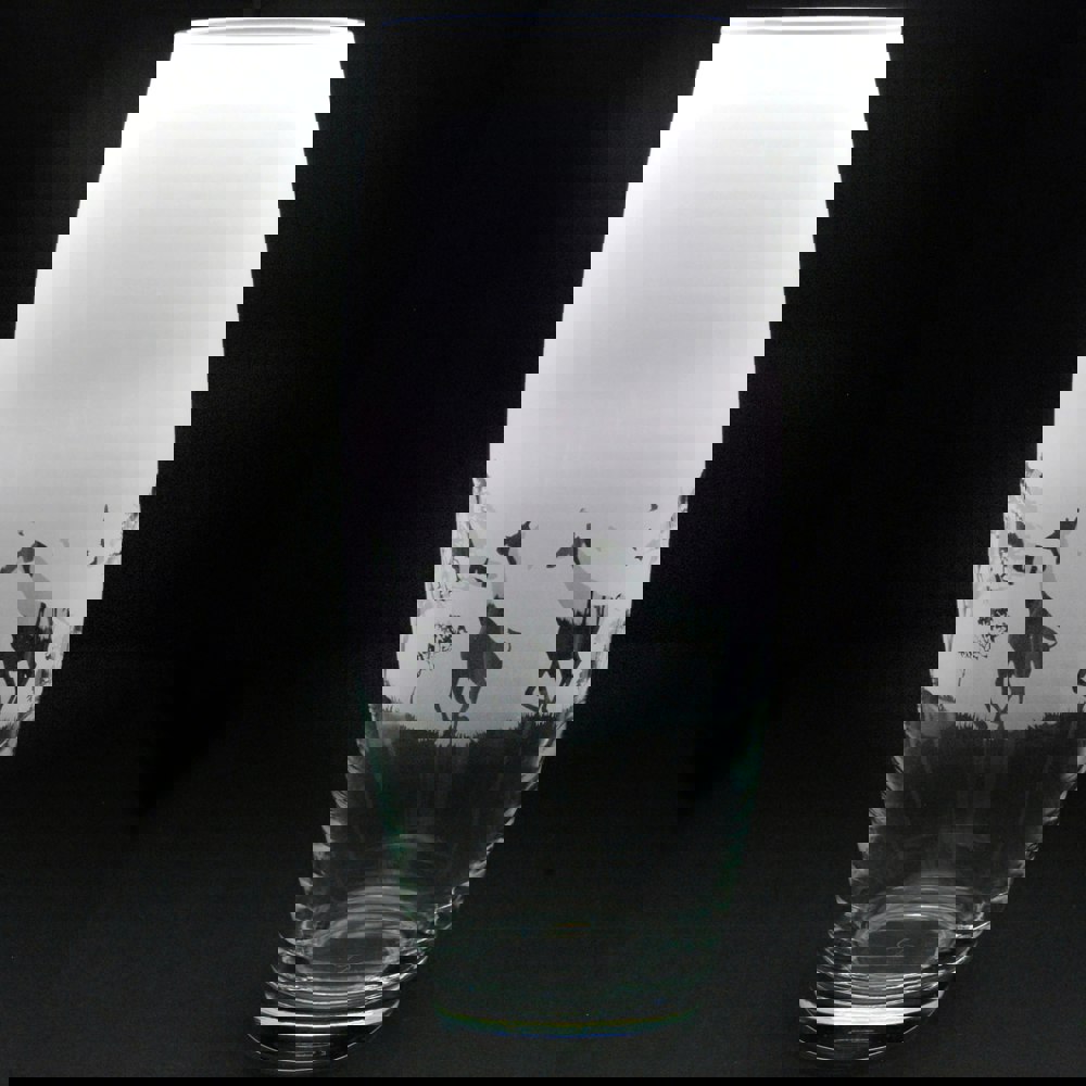 Glyptic Glass Art Giraffe Glass Botanica Vase - Hand | Rackhams