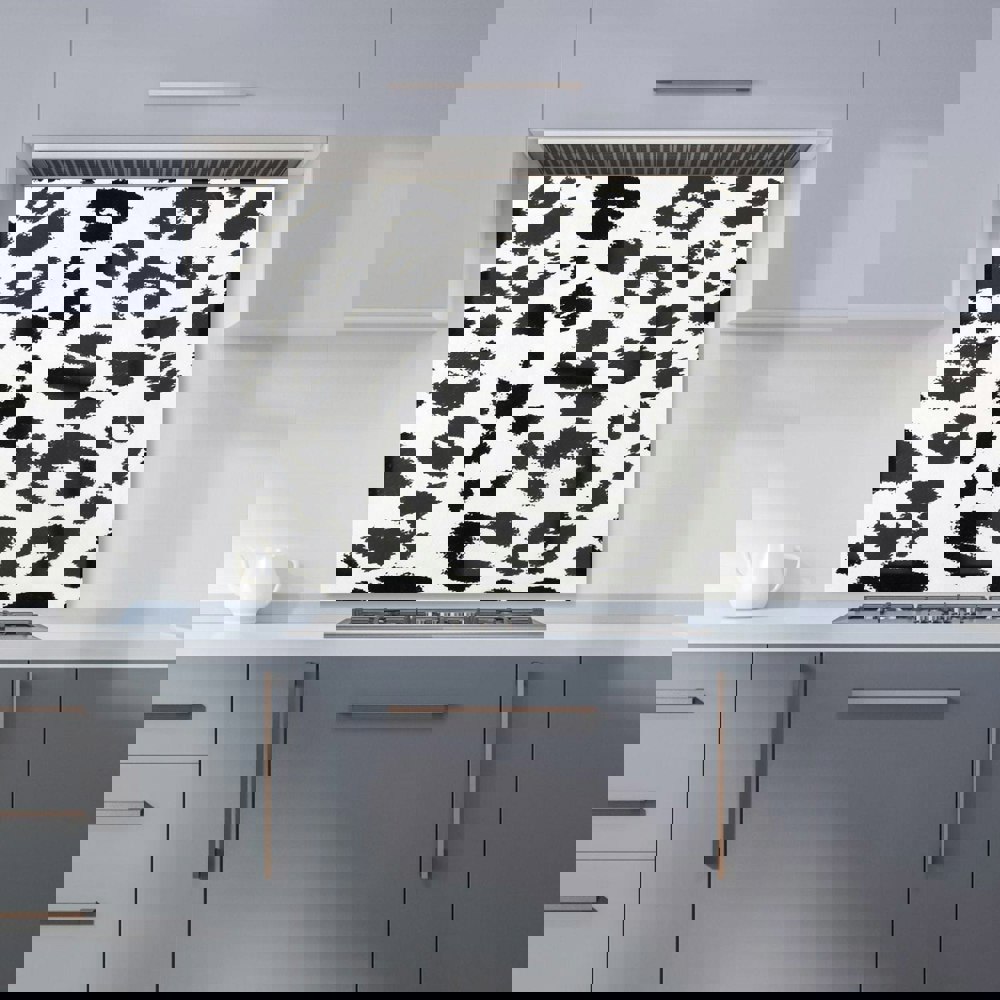 Warren Reed - Designer Black Leopard Print Kitchen | Rackhams