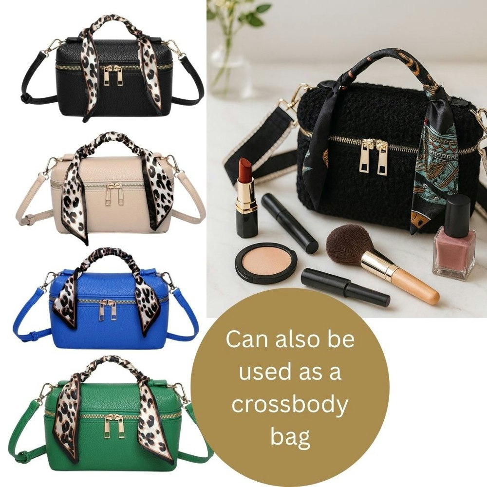 Love EMVY Leopard Metro Makeup /Crossbody Bag | Rackhams