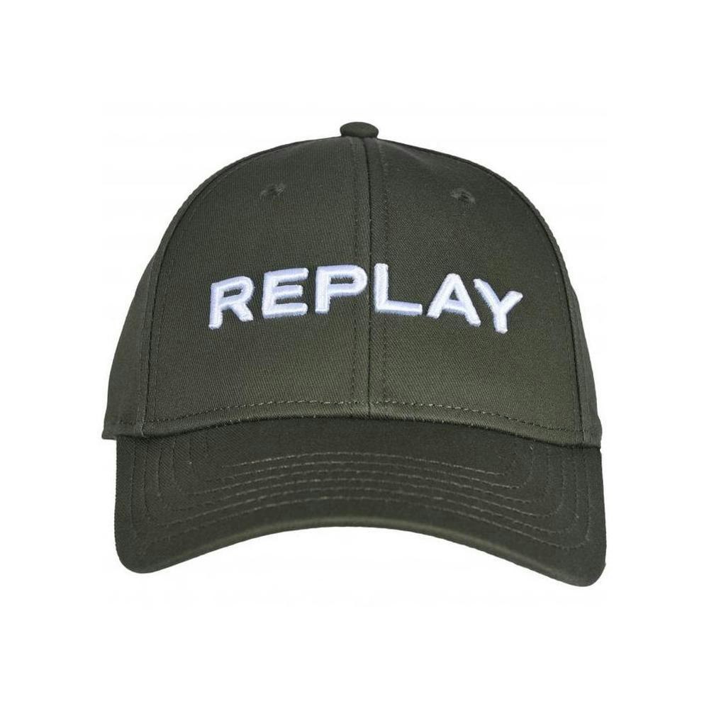Replay Classic Logo Baseball Cap, Khaki | Rackhams