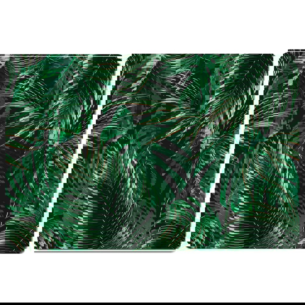 Benjamin Tate Design Tropical Leaves on Black | Rackhams