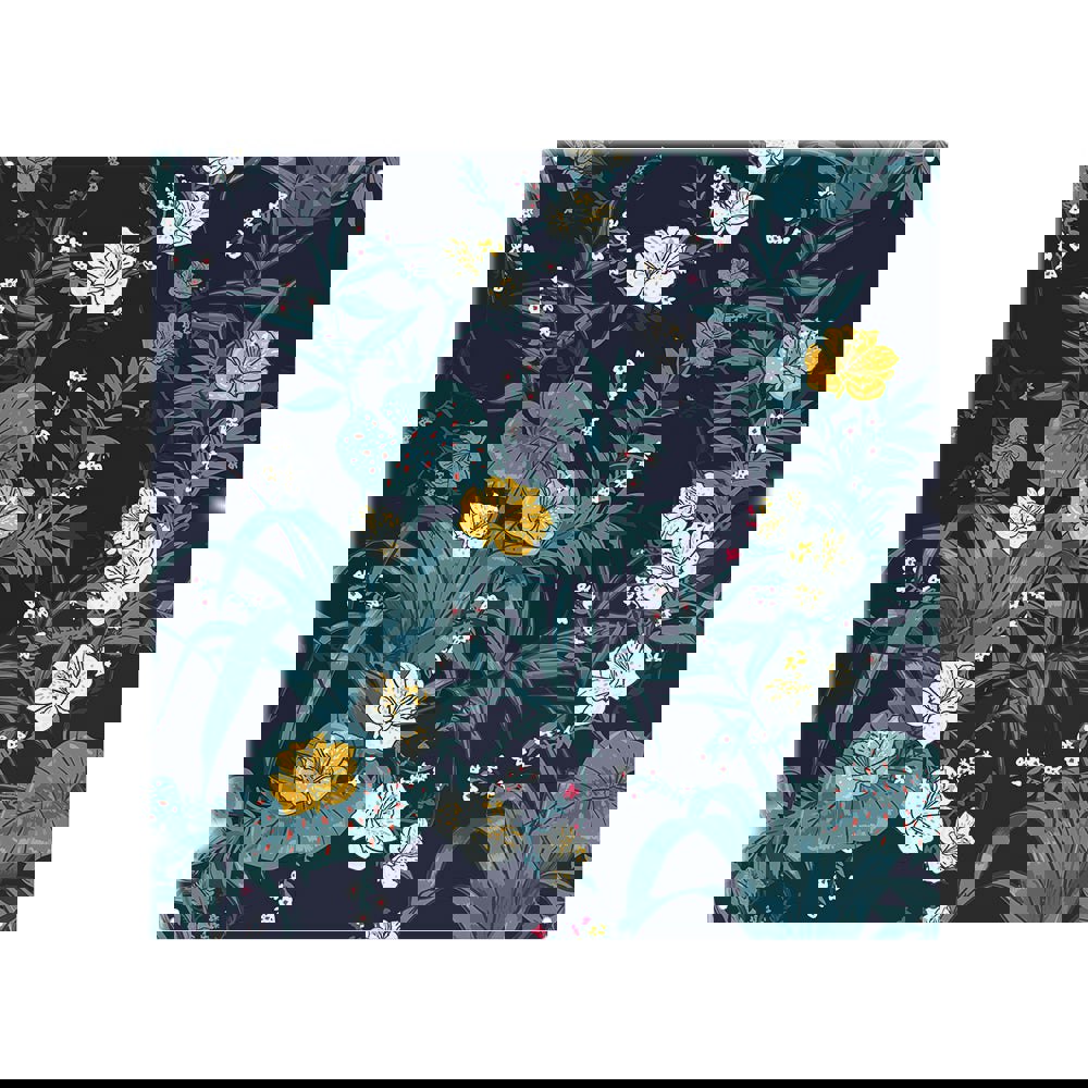 Benjamin Tate Design Blue & Yellow Flowers Splash Back | Rackhams