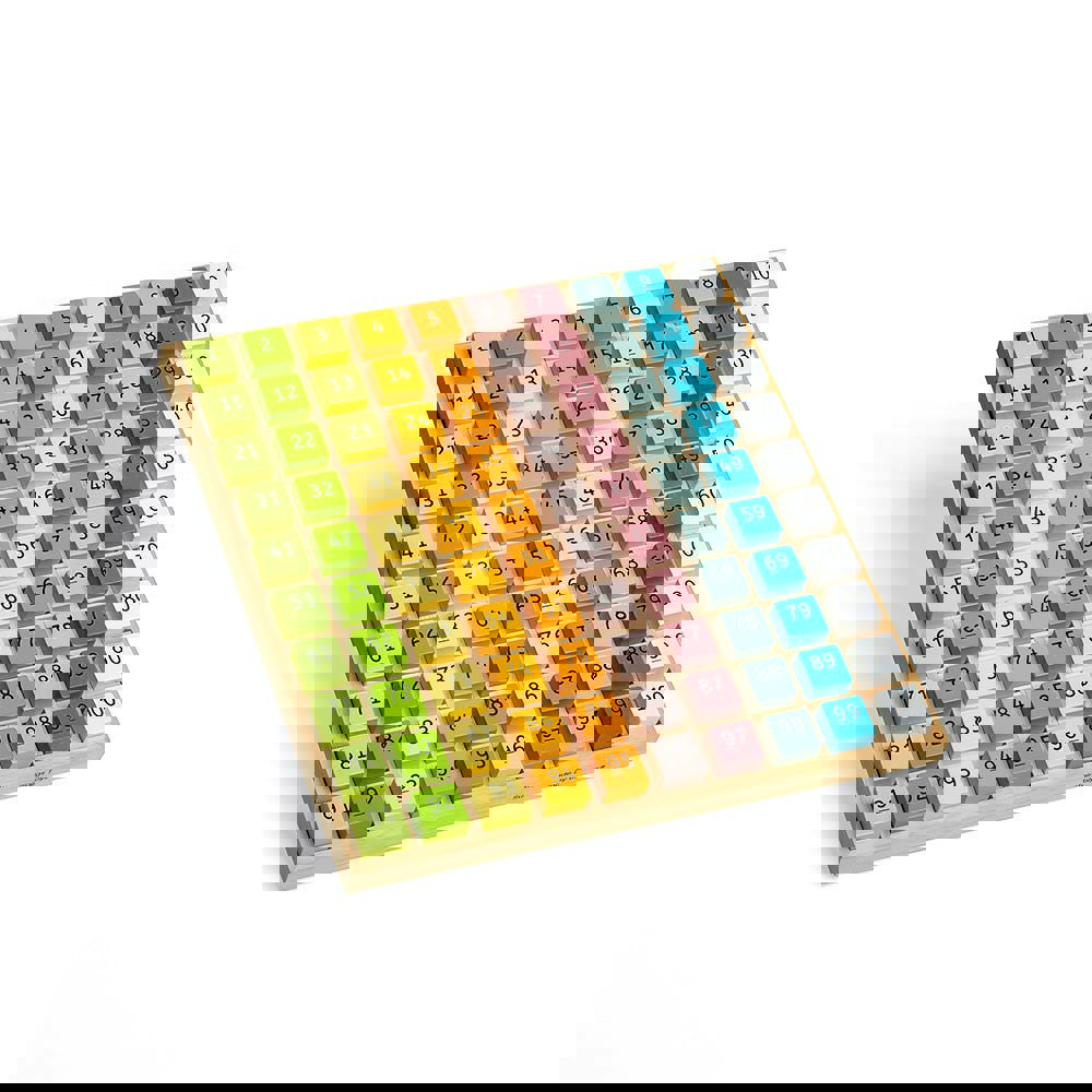 Bigjigs Toys Wooden Number Counting Tray - 100 Piece | Rackhams