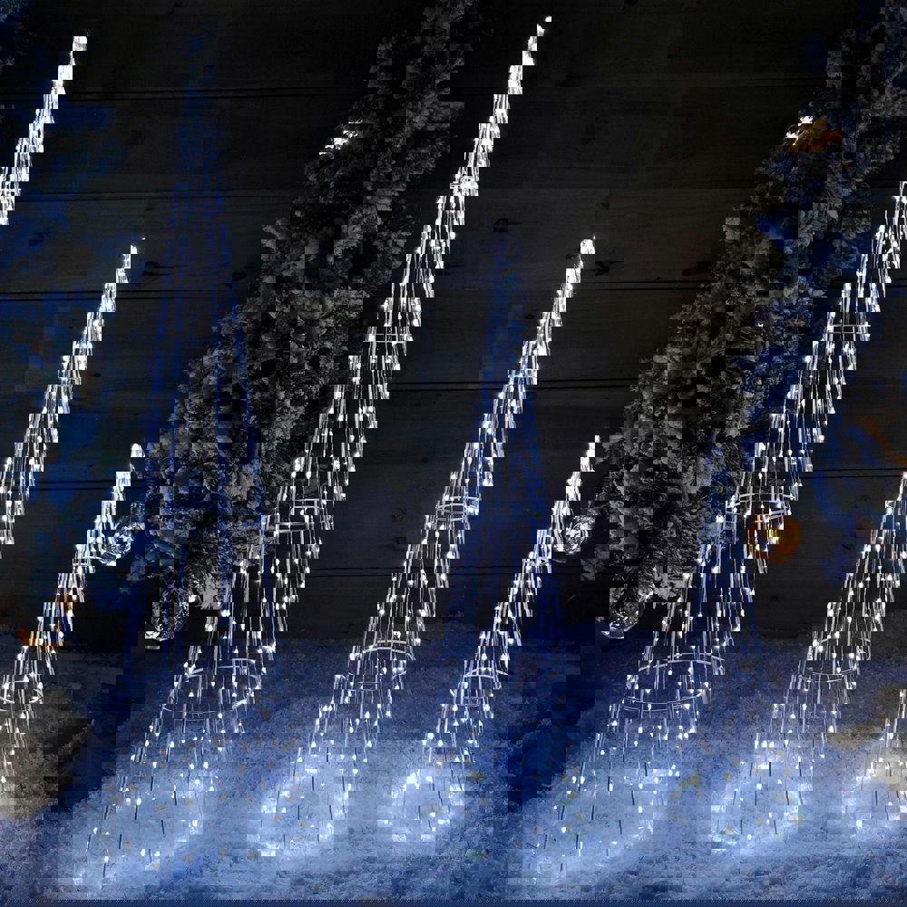 Samuel Alexander Multi Function LED White Tree Cone | Rackhams