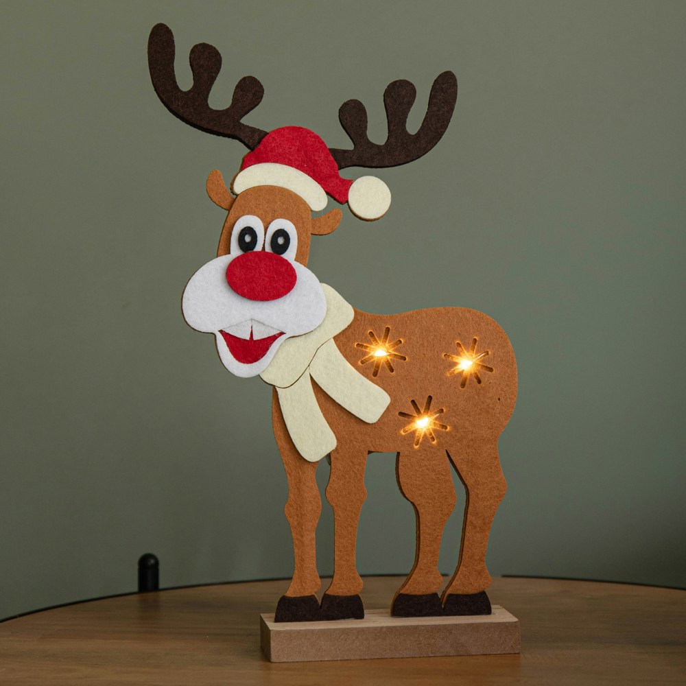 Samuel Alexander 32cm Battery Operated Light up Felt | Rackhams