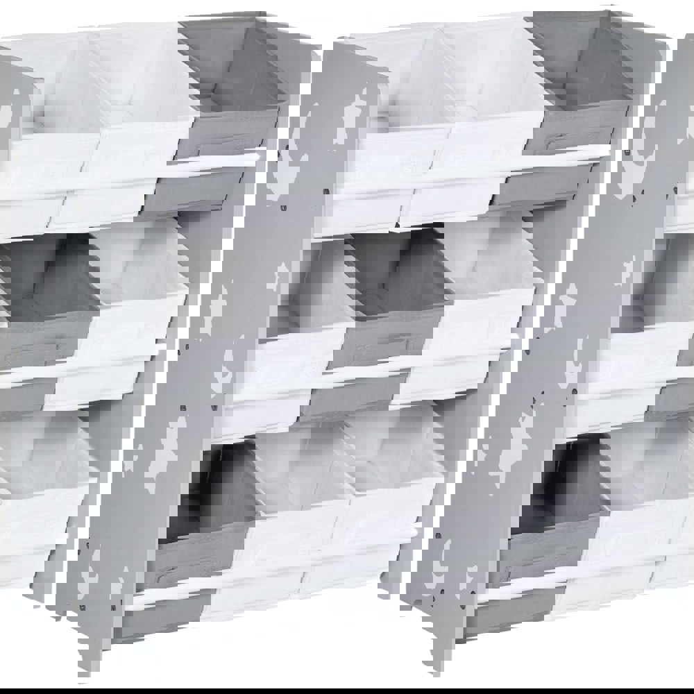 ZONEKIZ Storage Unit w/ 9 Removable Storage Baskets | Rackhams