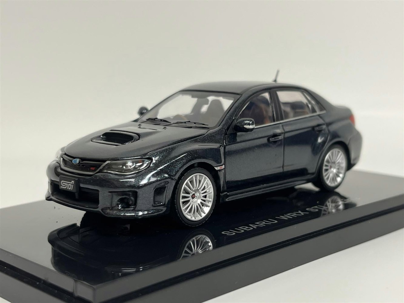 Ebbro Subaru WRX STI A Line Metallic Grey 1:43 Scale | Rackhams