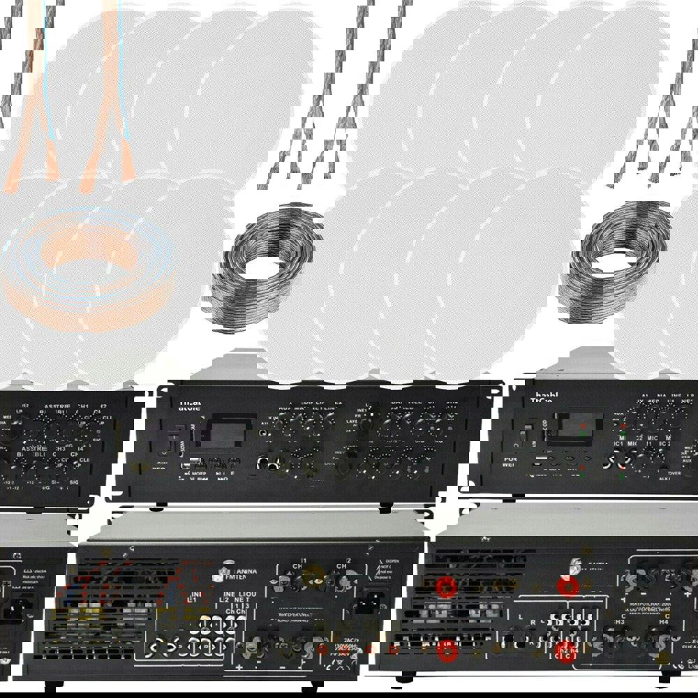 Loops 800W Bluetooth Sound System 8x 100W Slim Ceiling | Rackhams