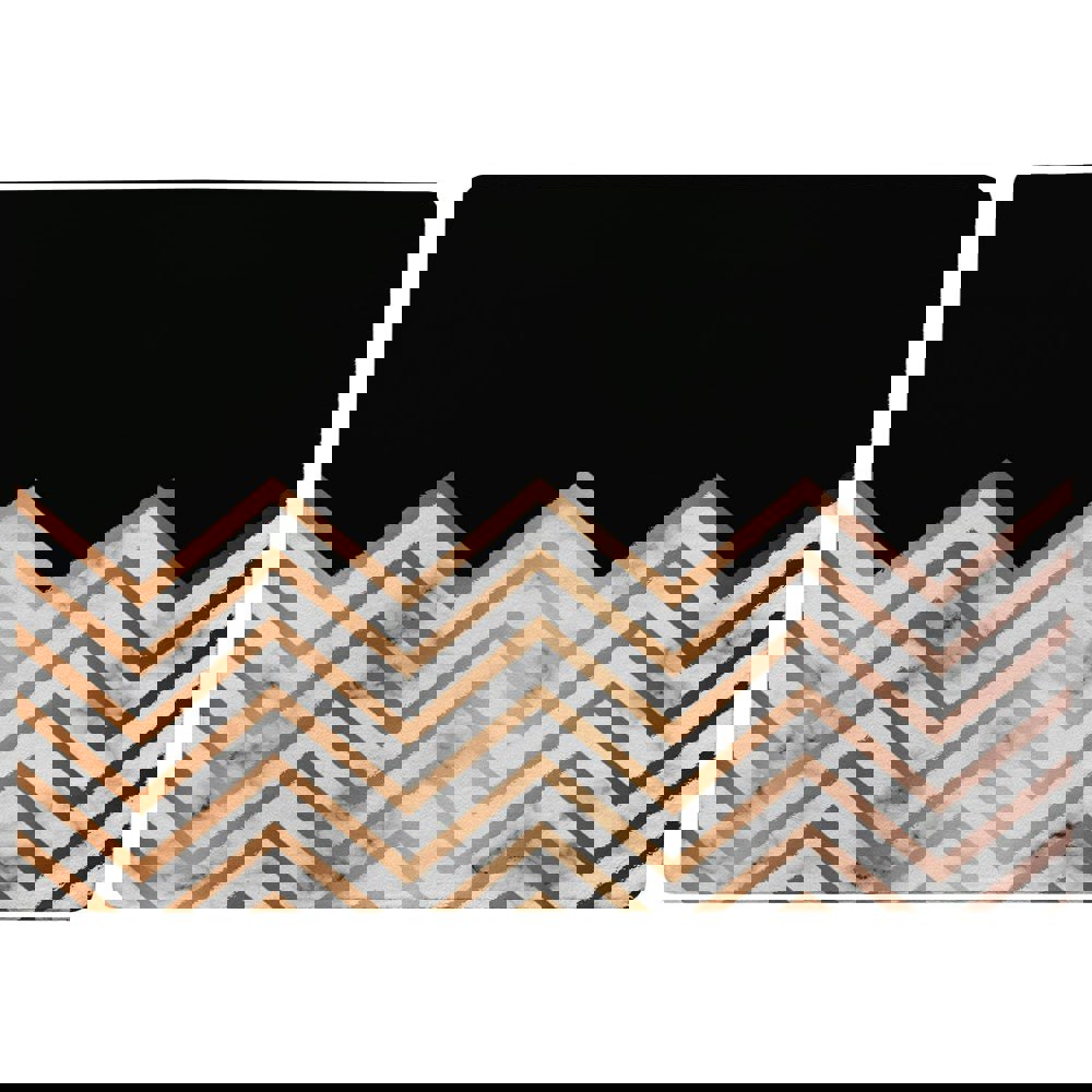 Benjamin Tate Design Marble Zig Zag Pattern (Rug) | Rackhams