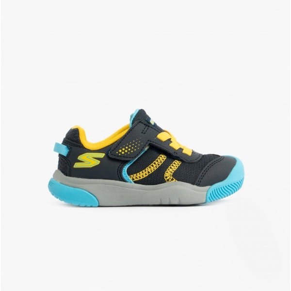 Skechers 407321N/NVYL MIGHTY TOES Boys Trainers Navy | Rackhams