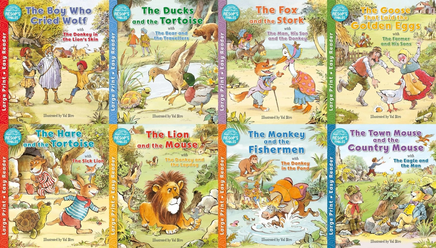 Aesop's Fables Easy Readers Series by Val Biro | Rackhams