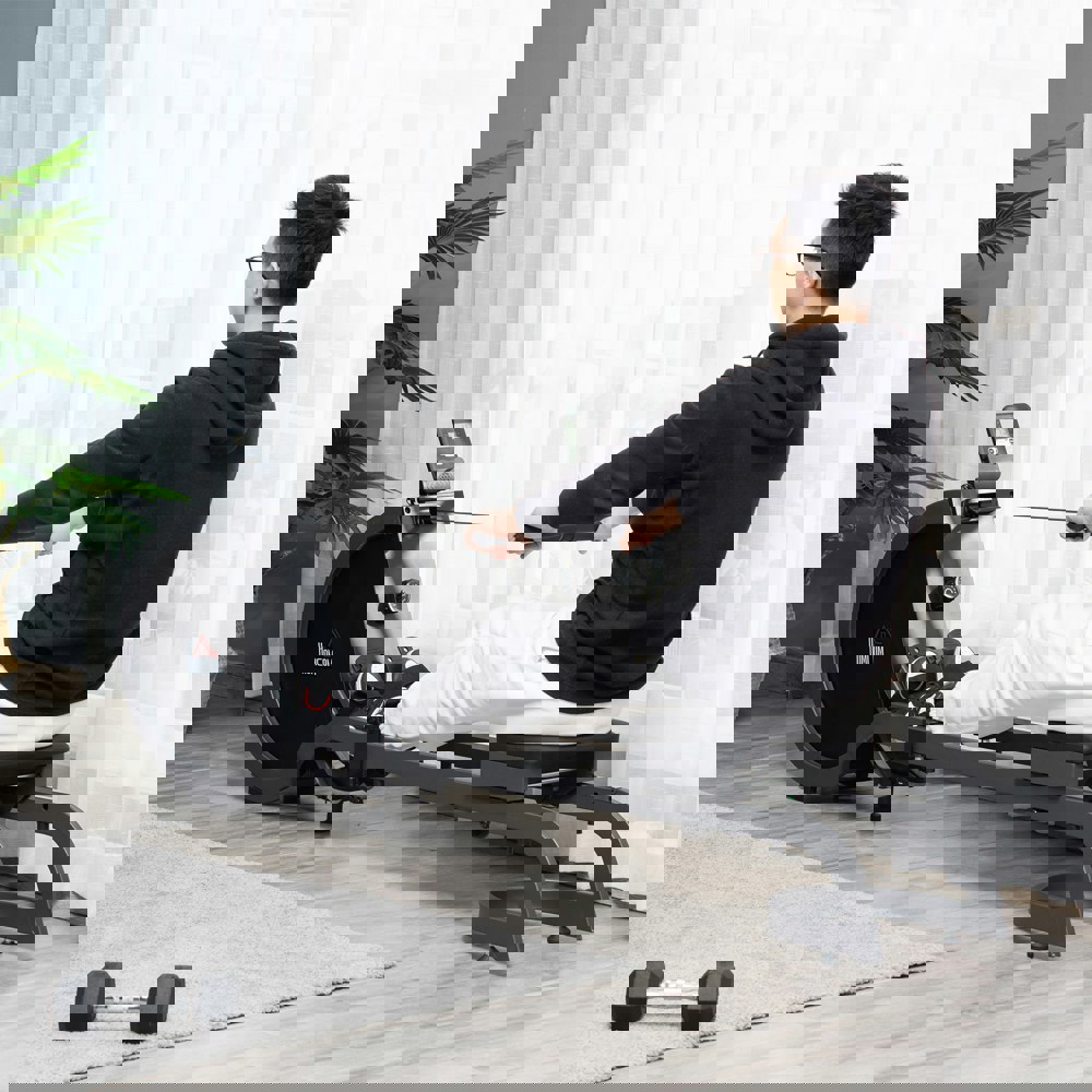 HOMCOM Magnetic Foldable Rowing Machine w/ 16-Level | Rackhams