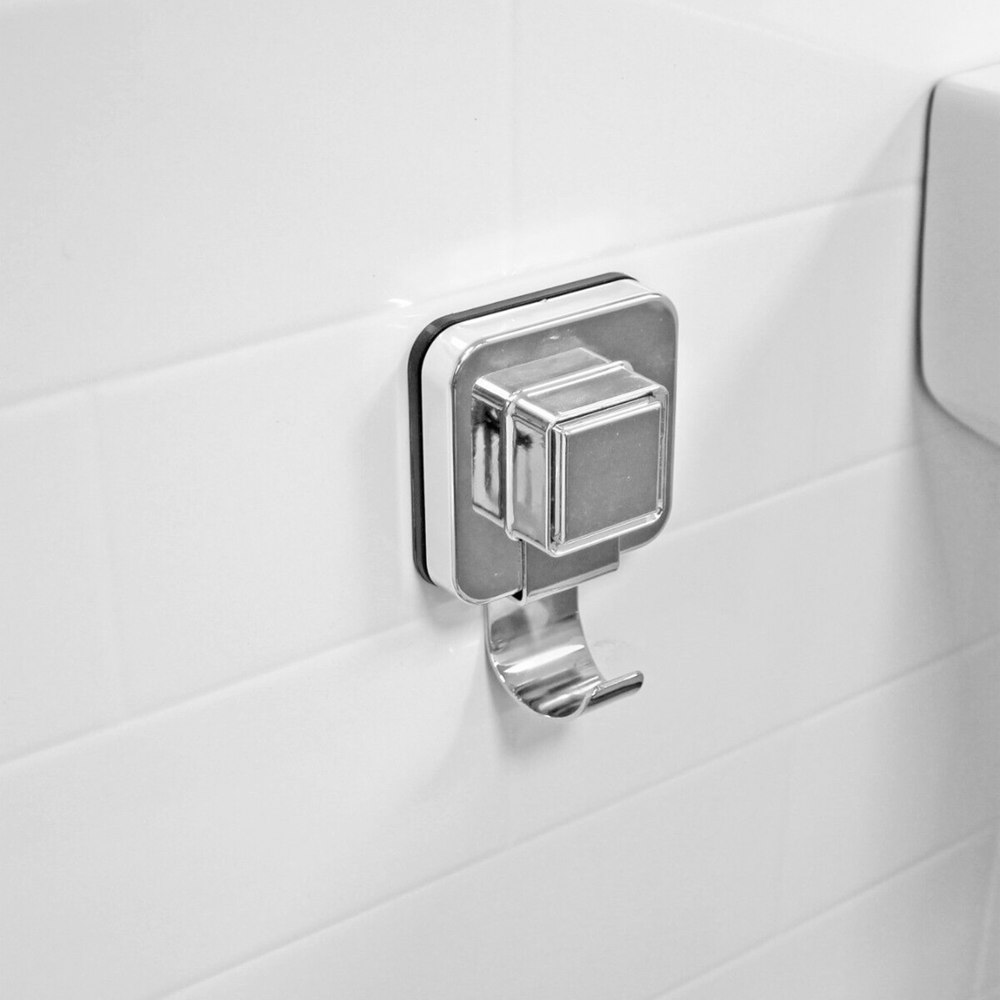Showerdrape Pushloc Stainless Steel Suction Wall | Rackhams