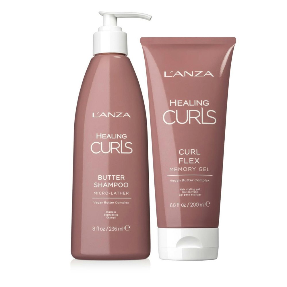 L'Anza Healing Curl Power Butter Shampoo + Curl Flex | Rackhams