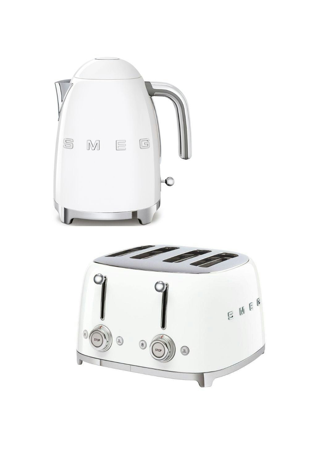 Smeg Bundle Set TSF03 4-Slice Toaster & KLF03 Kettle | Rackhams