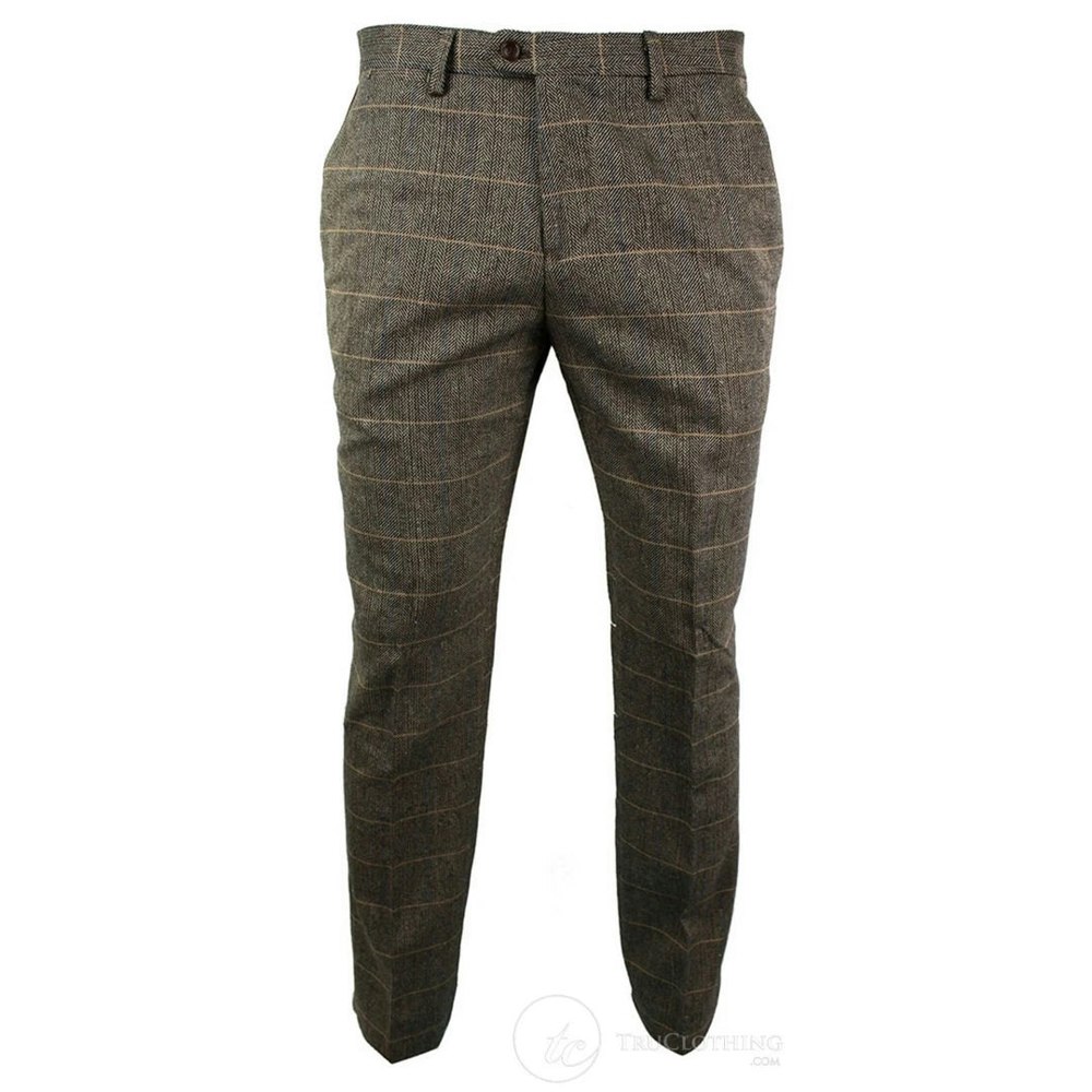 Marc Darcy Dx-7 - Men's Tweed Check Trouser | Rackhams