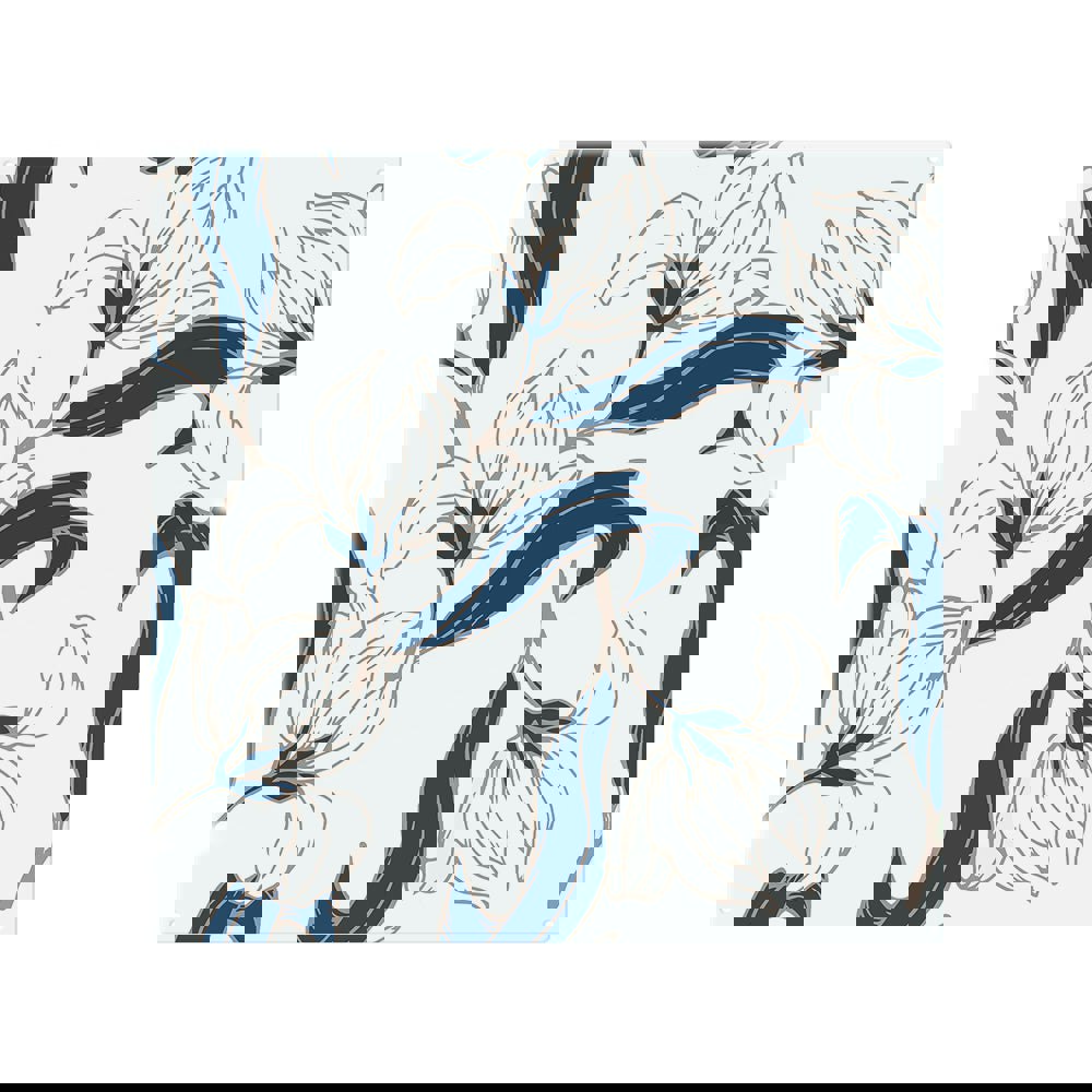 Benjamin Tate Design White Flowers Splash Back | Rackhams