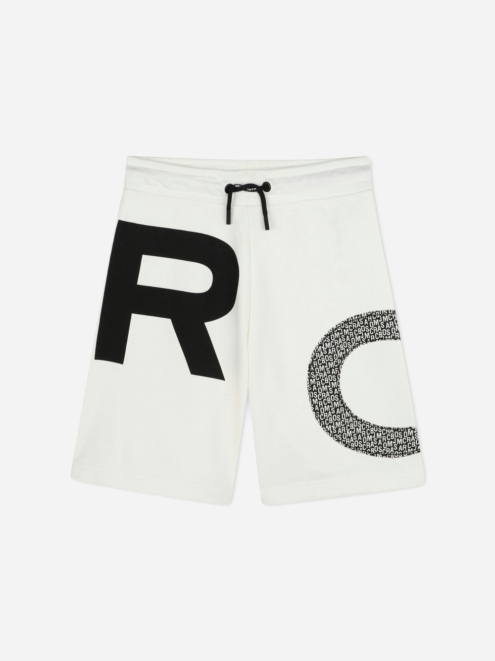 MARC JACOBS Boys Logo Bermuda Shorts in Ivory | Rackhams