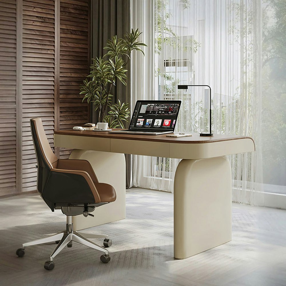 Rit Concept Watson Office Desk With Drawers, Solid | Rackhams