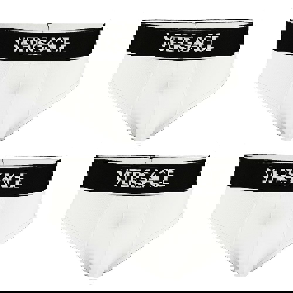 Versace 2-Pack Tex Jersey Low Rise Essential Brief, | Rackhams