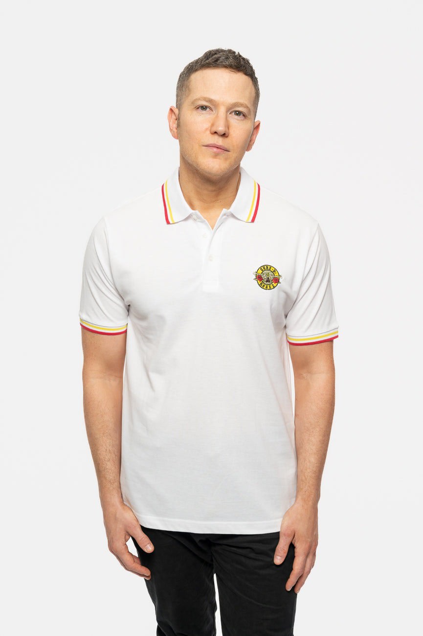 Guns N Roses Pistols Logo Polo Shirt | Rackhams