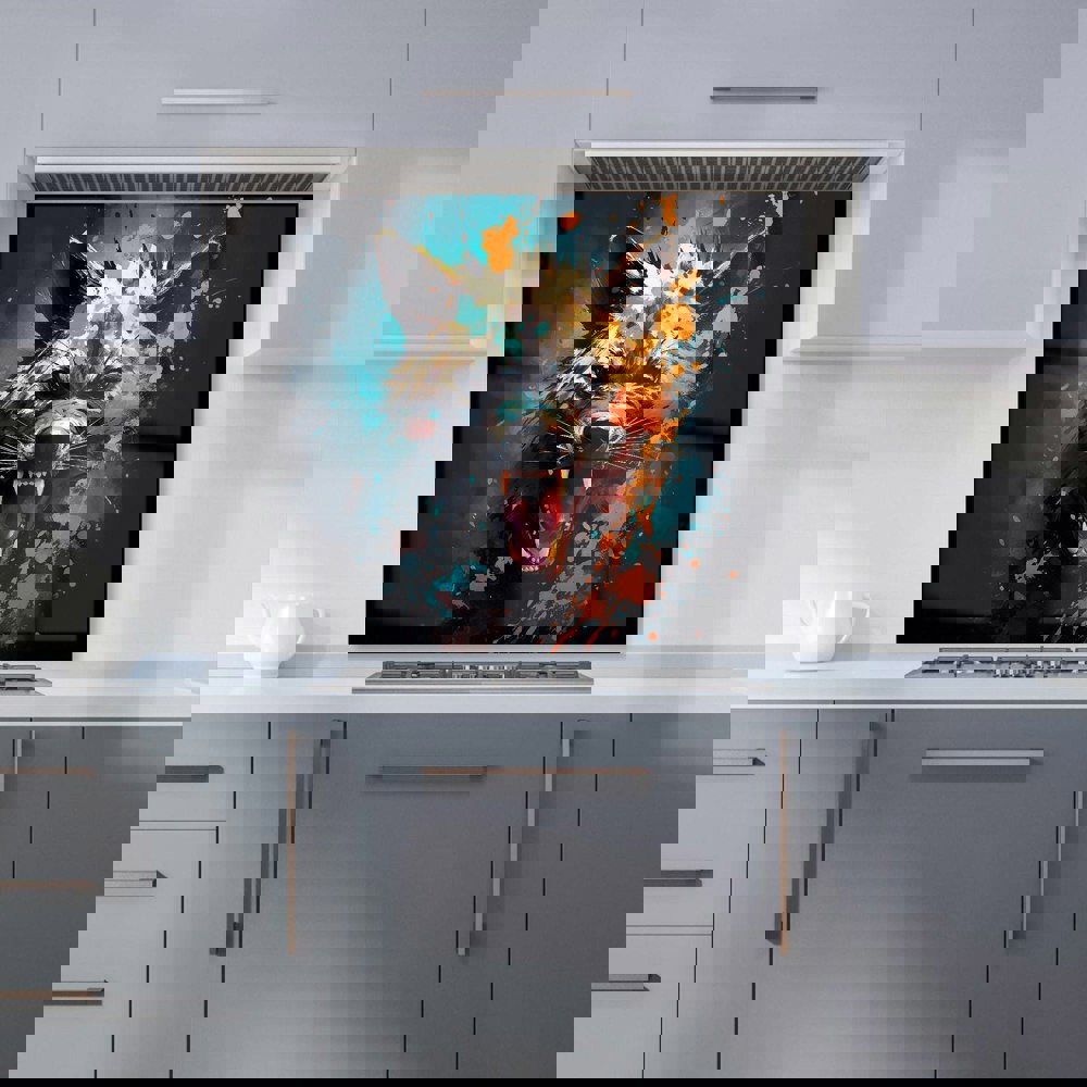 Warren Reed - Designer Splashart Angry Hyena Face | Rackhams