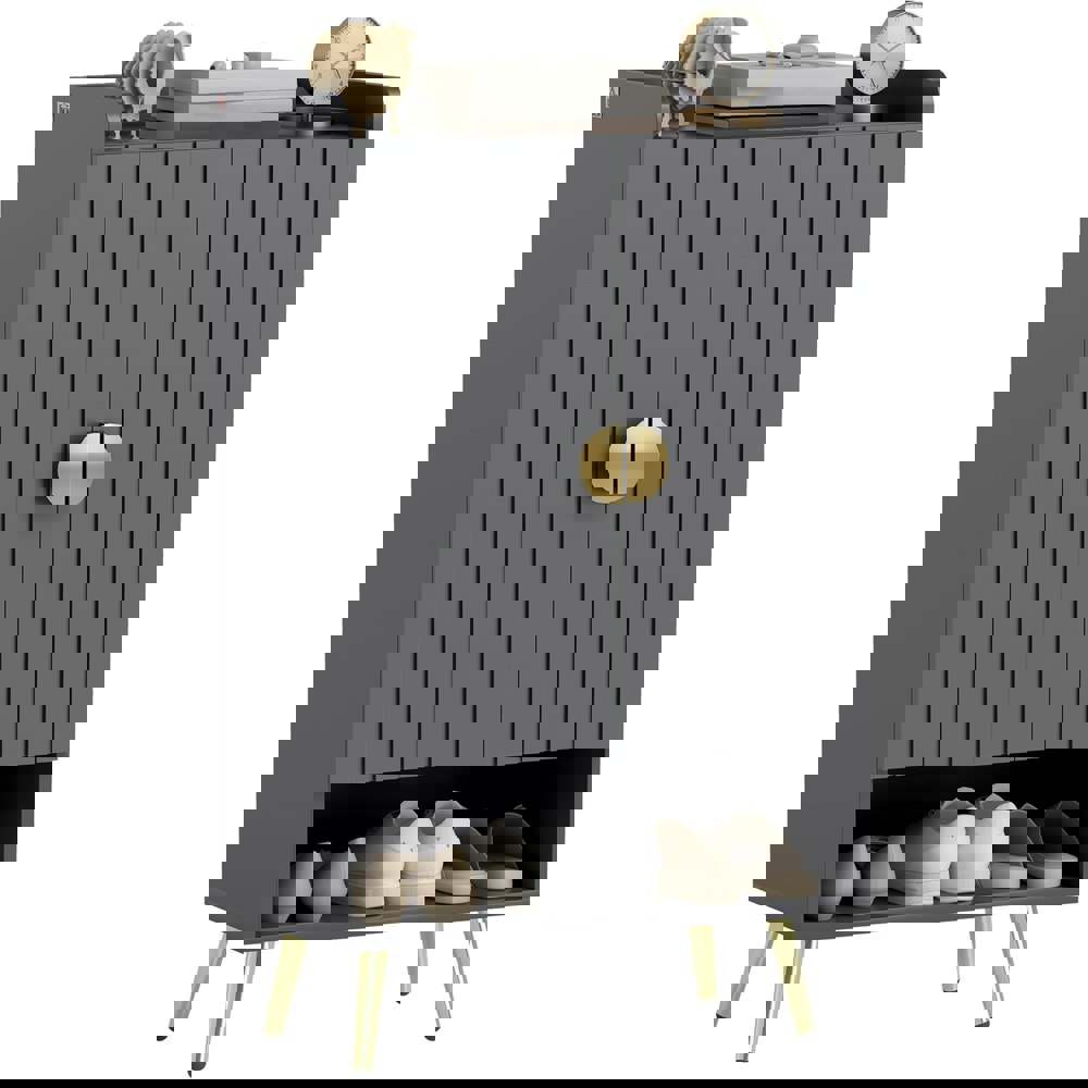 Grey Shoe Cabinets & Storage Racks | Rackhams