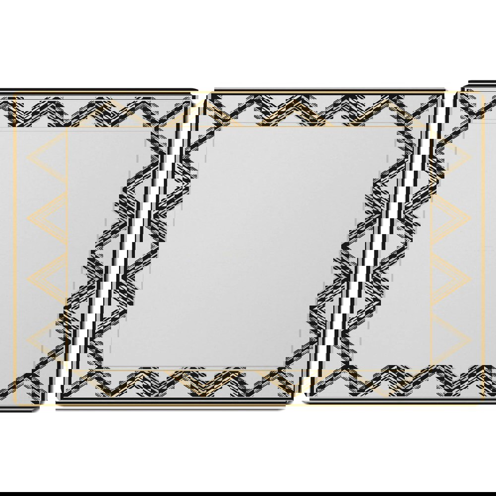 Benjamin Tate Design Art Deco Patterned Border | Rackhams